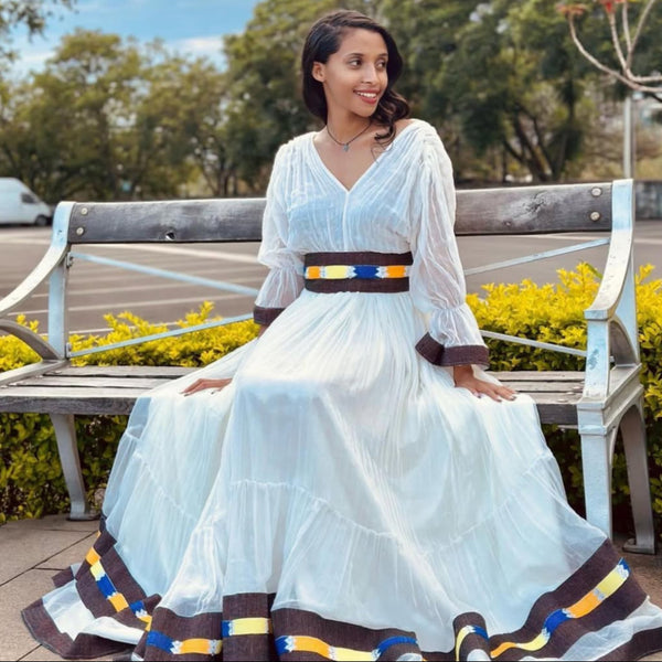 Derartu Oromo Dress - EthiopianClothing.Net