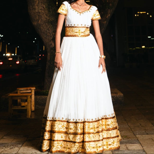 Edelawit Habesha Dress - EthiopianClothing.Net
