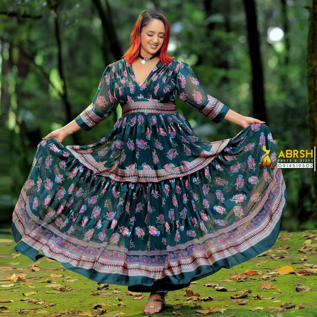 Ethiopian Chiffon Dresses - EthiopianClothing.Net