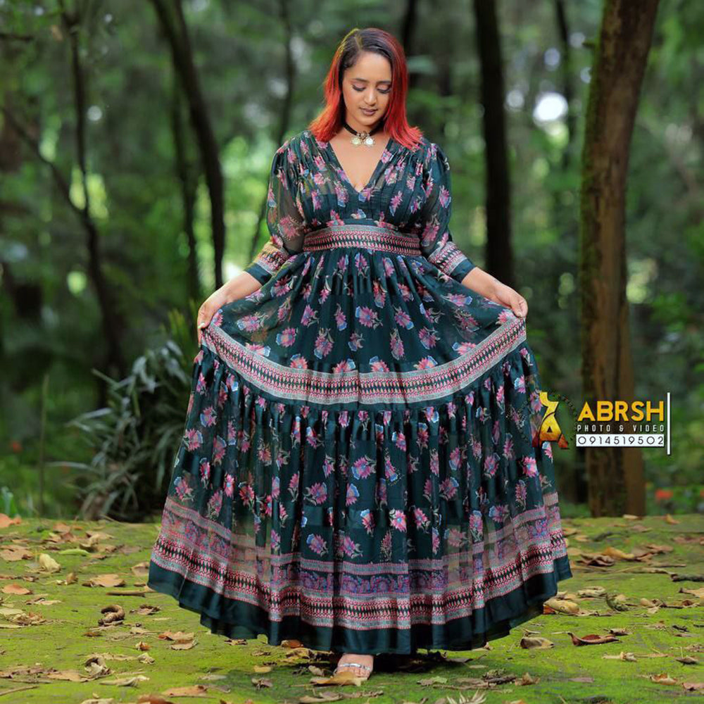 Ethiopian Chiffon Dresses - EthiopianClothing.Net