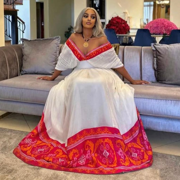 Mahlet Habesha Dress - EthiopianClothing.Net