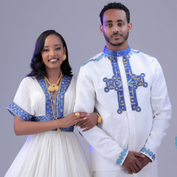 Makda Habesha Dress - EthiopianClothing.Net
