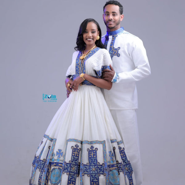 Makda Habesha Dress - EthiopianClothing.Net