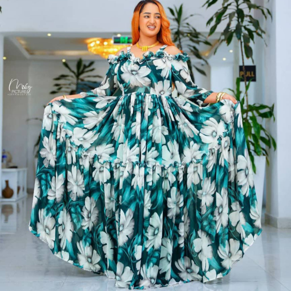 Ethiopian Chiffon Dresses - EthiopianClothing.Net