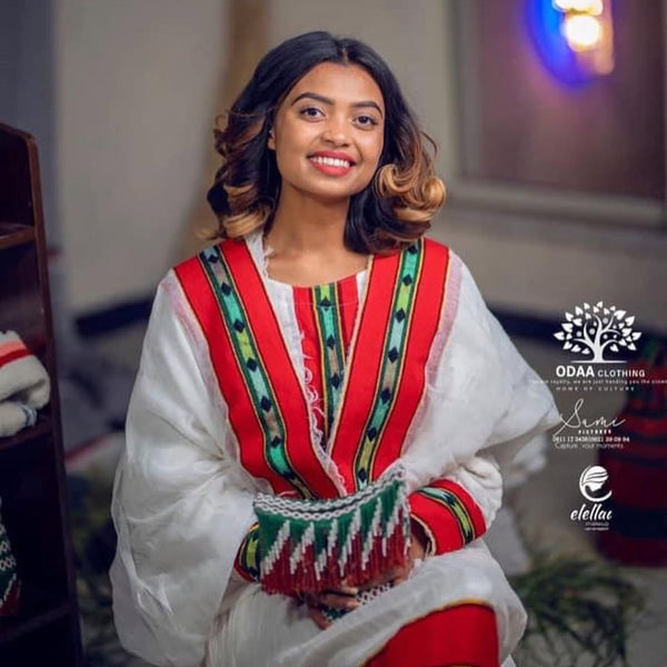 Meselu Oromo Dress - EthiopianClothing.Net
