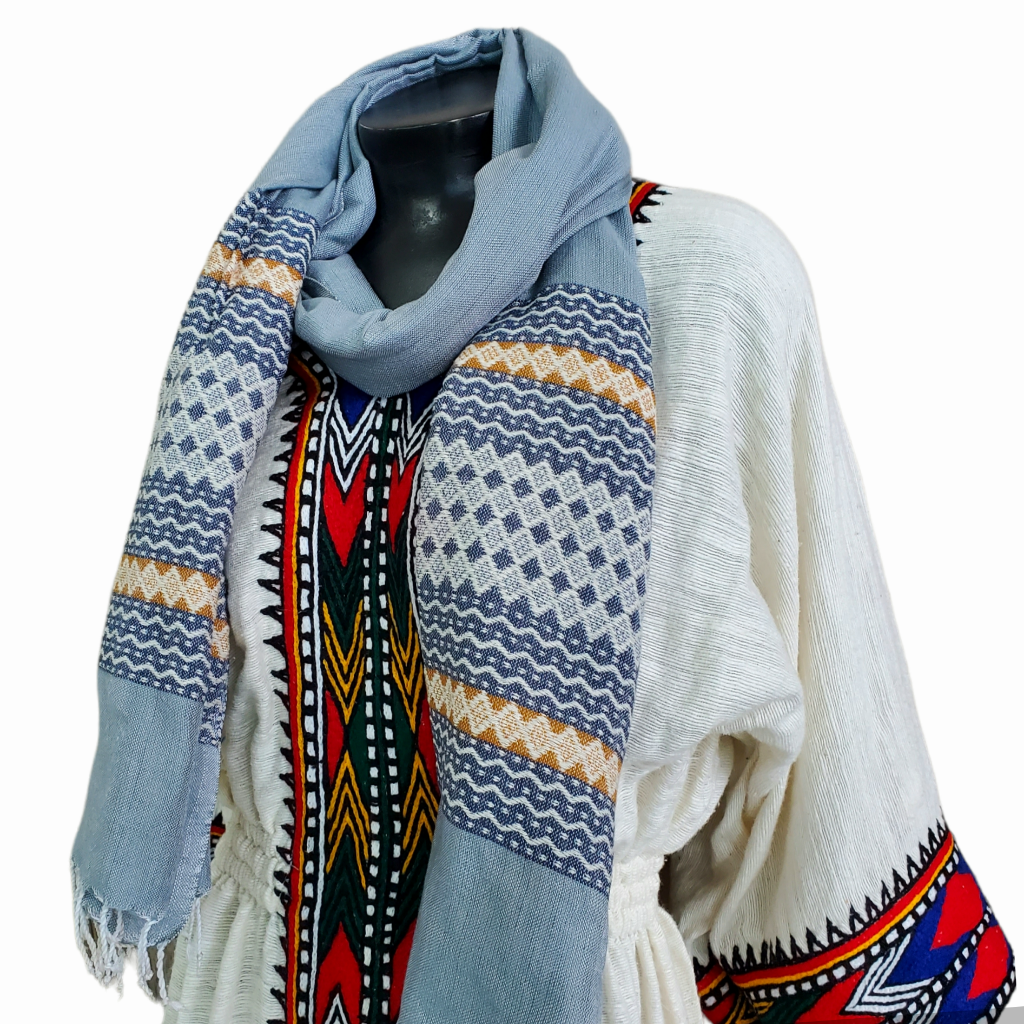 Handwoven Ethiopian Scarves - Traditional Elegance | EthiopianClothing ...