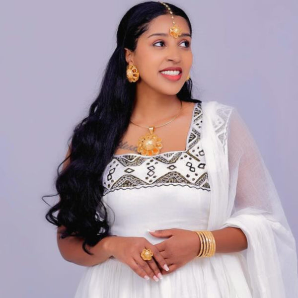 Seble Habesha Dress - EthiopianClothing.Net
