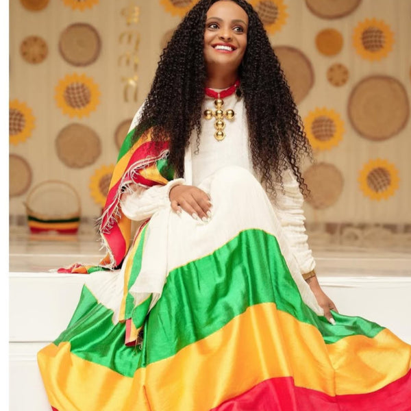 Selome Ethiopian Dress - EthiopianClothing.Net