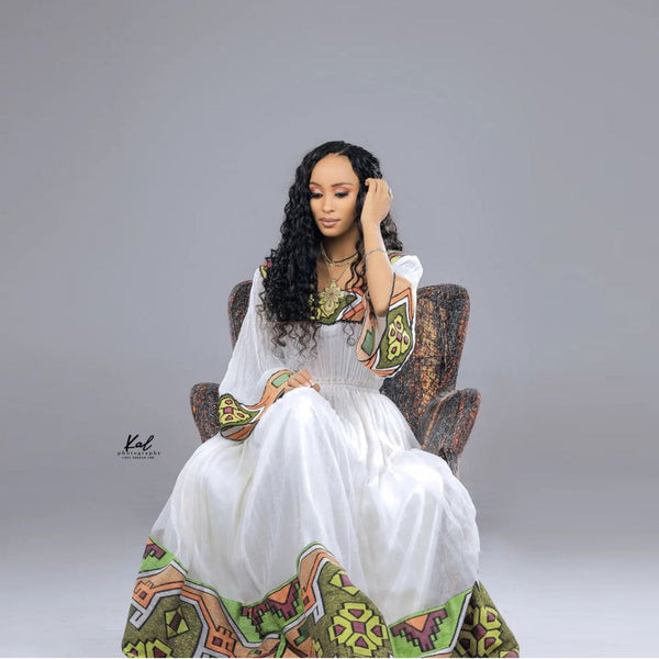 Hawassa Ethiopian Dress - EthiopianClothing.Net