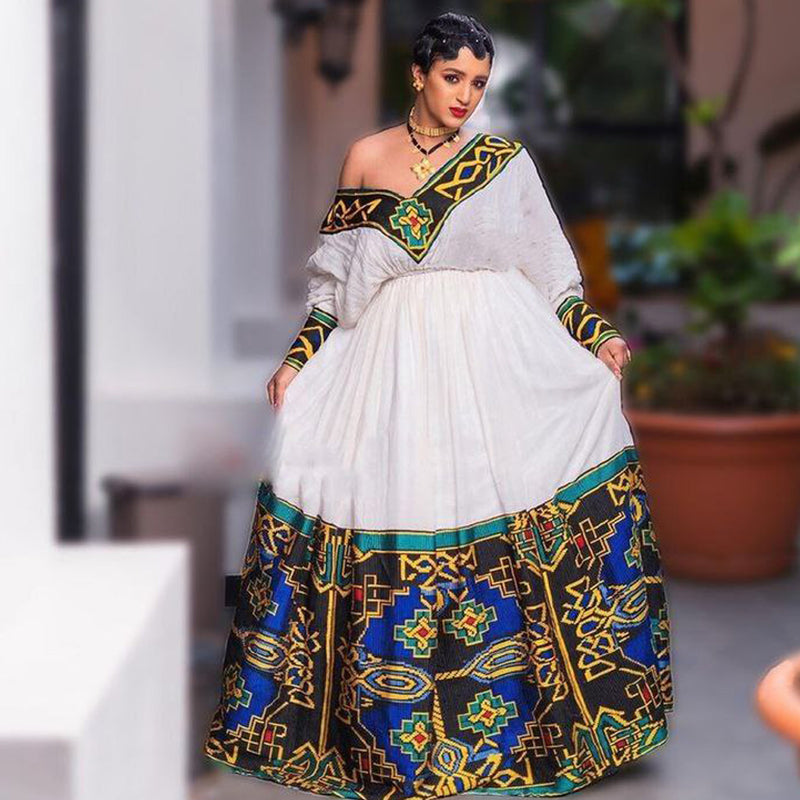 Taytu Ethiopian Habesha Kemis - EthiopianClothing.Net