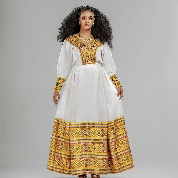 Baati Ethiopian Habesha Dress - EthiopianClothing.Net