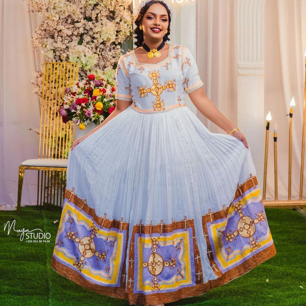 Traditional Ethiopian, Eritrean, Habesha Wedding Dresses ...