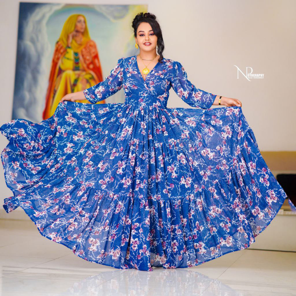 Ethiopian Chiffon Dresses Page 2 - EthiopianClothing.Net