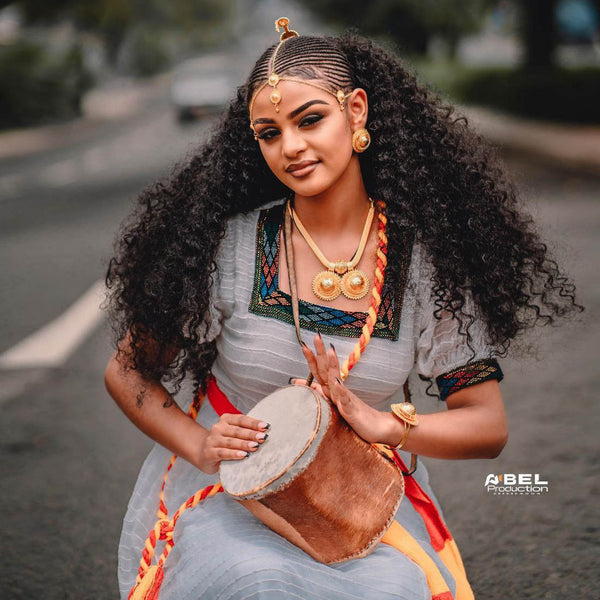 Tigray Royal Ashenda Dress - EthiopianClothing.Net