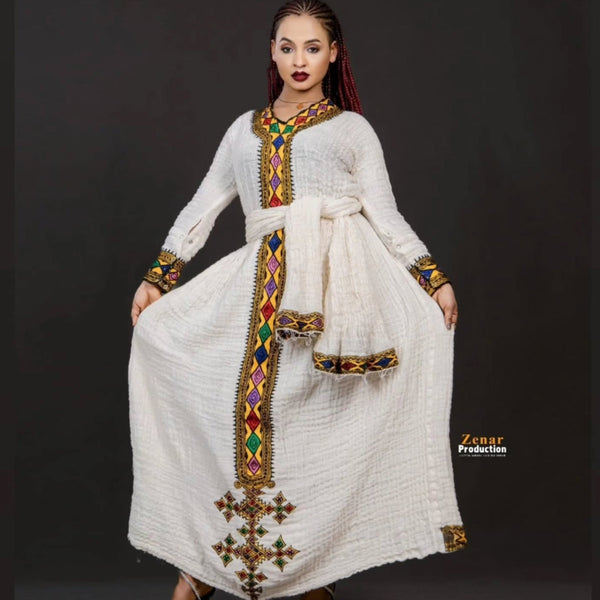 Weyneshet Axum Dress - EthiopianClothing.Net