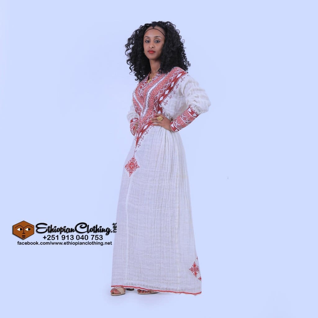 Axum Hand spinned cloth - EthiopianClothing.Net