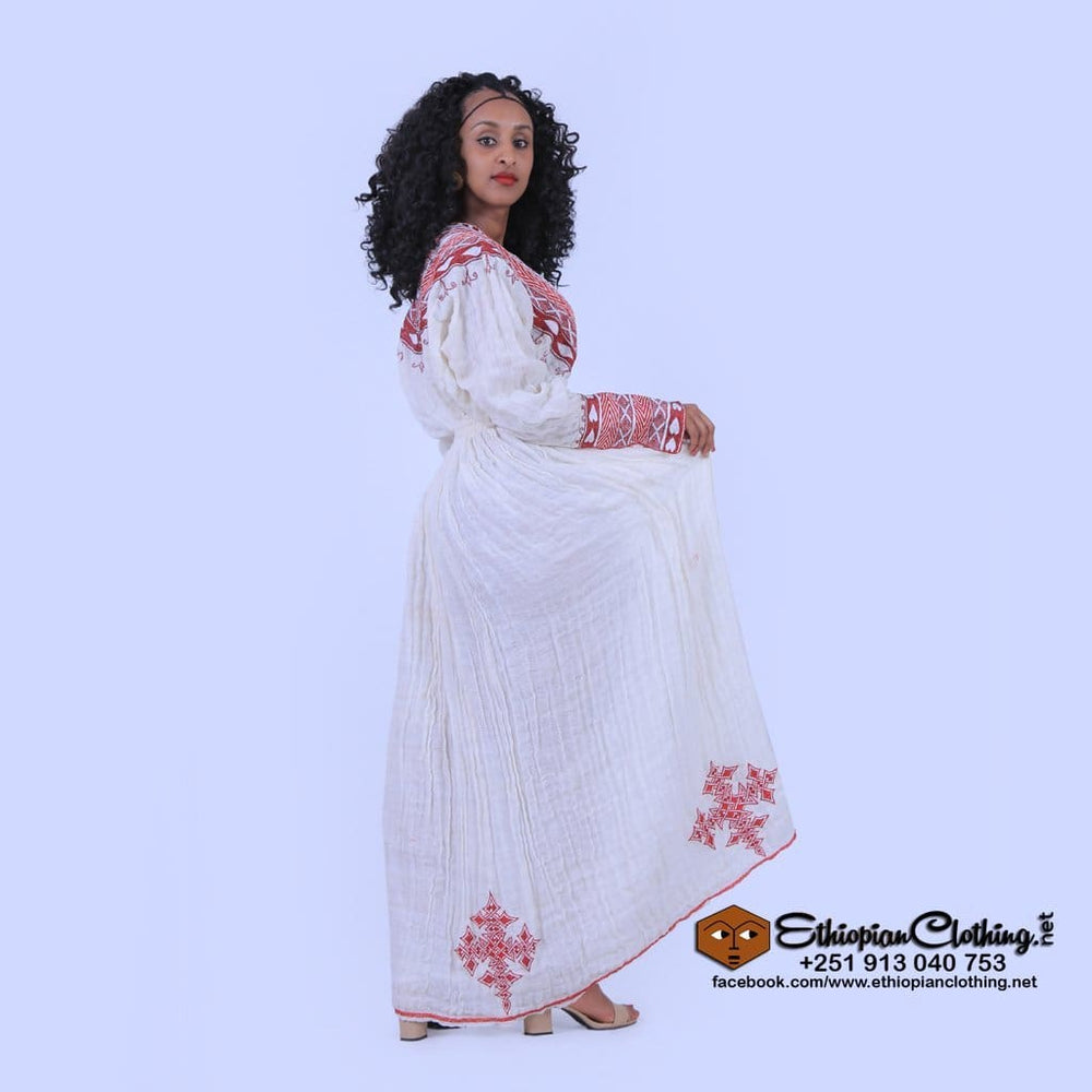 Axum Hand spinned cloth - EthiopianClothing.Net