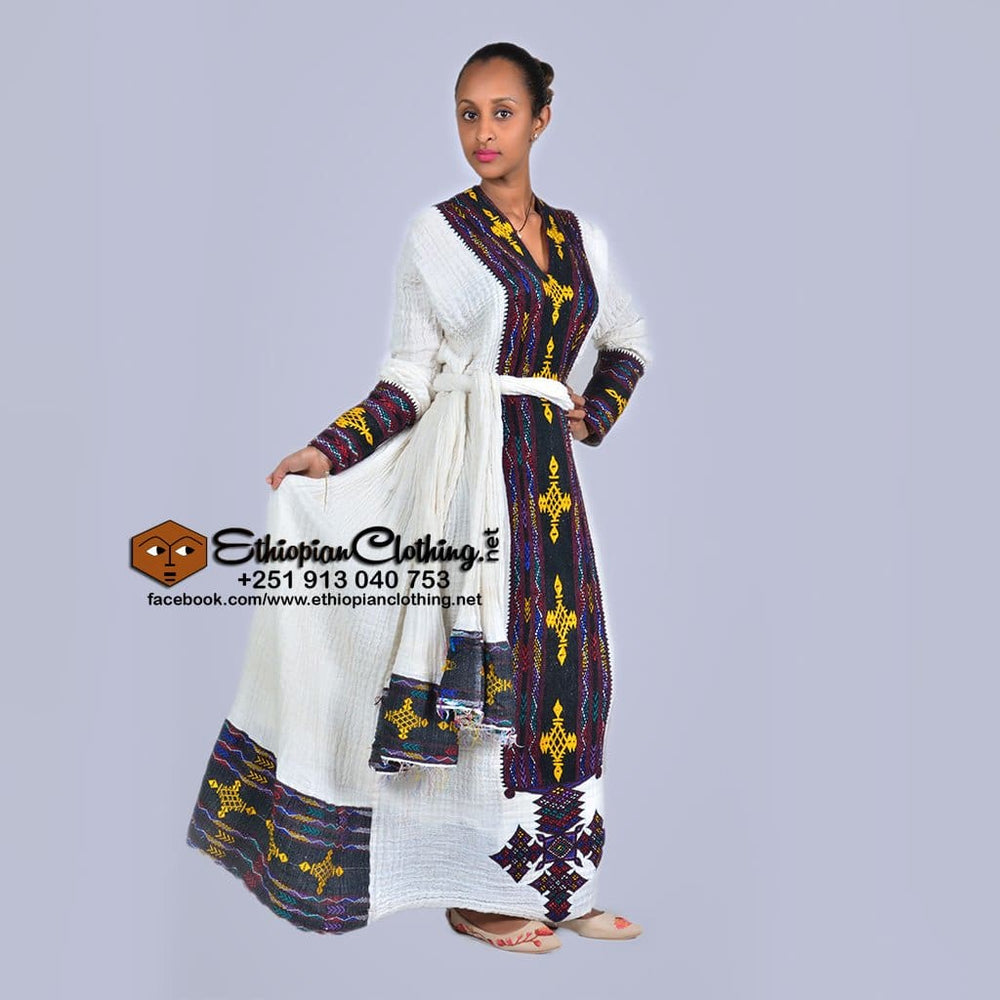 Ethiopian Traditional Dress Tagged "Axum tibeb" - EthiopianClothing.Net